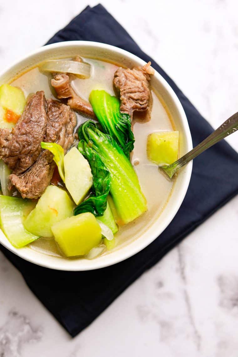 Beef Ribs Sinigang with Lemon - Seaside Recipes - Beef Sinigang