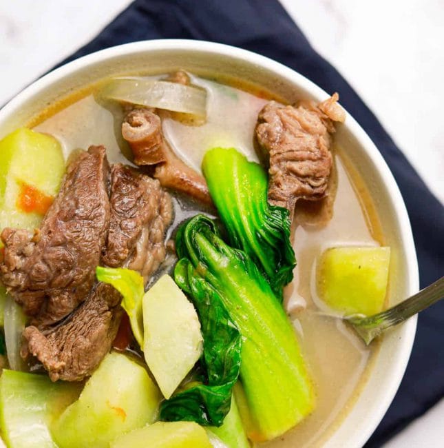 Beef Ribs Sinigang with Lemon - Seaside Recipes - Beef Sinigang