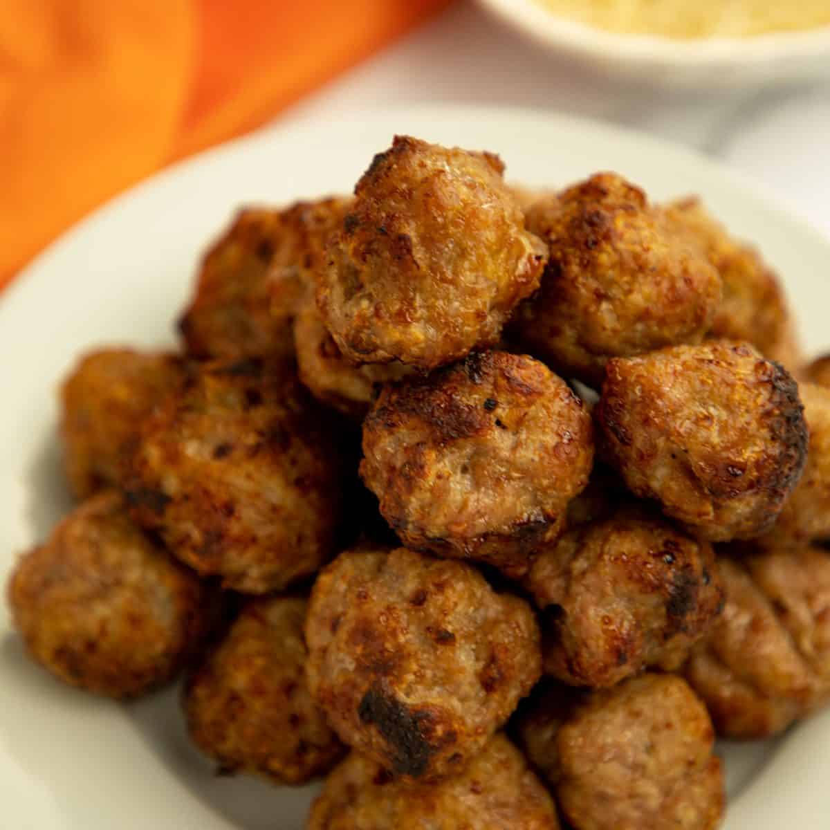 Oven-Baked Pork Meatballs - Seaside Recipes