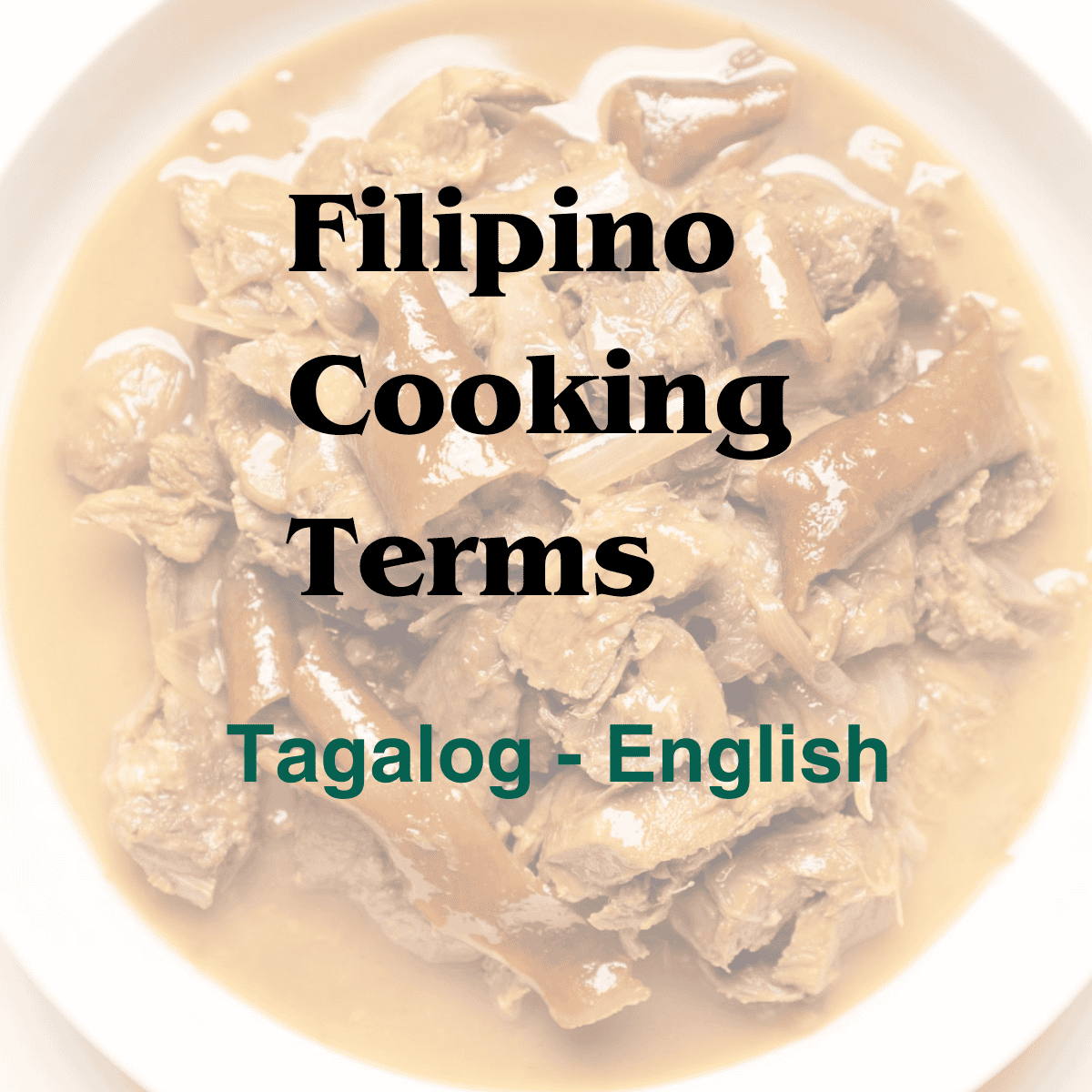 Filipino Cooking Terms - Seaside Recipes