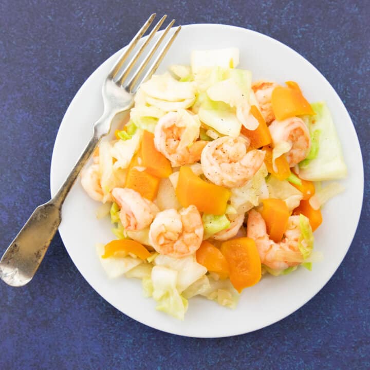 Ginisang Repolyo (Sautéed Cabbage) - with Shrimp - Seaside Recipes