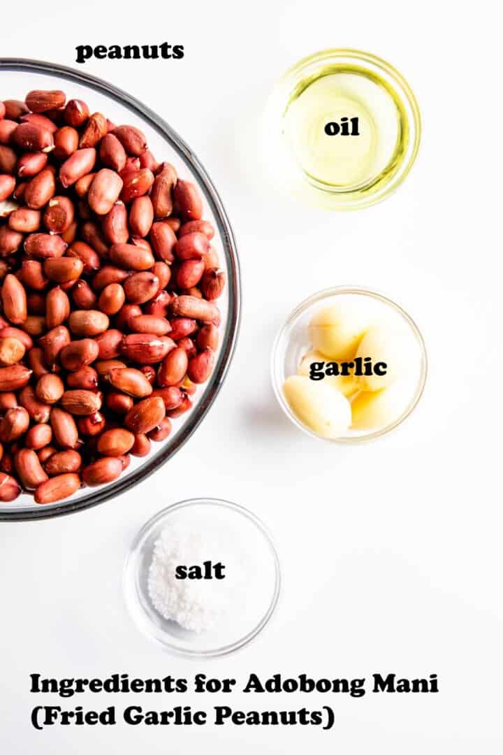 Adobong Mani (Fried Garlic Peanuts) - Seaside Recipes