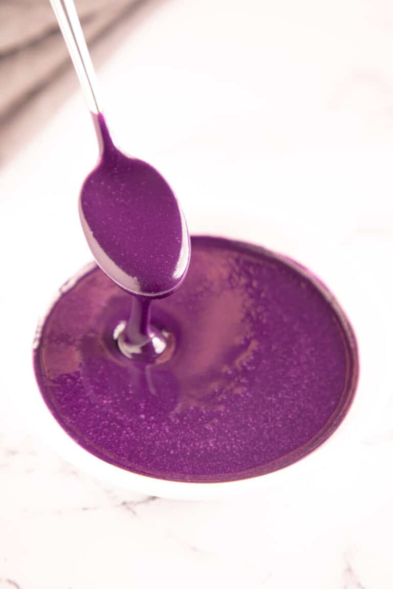 Easy Ube Glaze - Seaside Recipes
