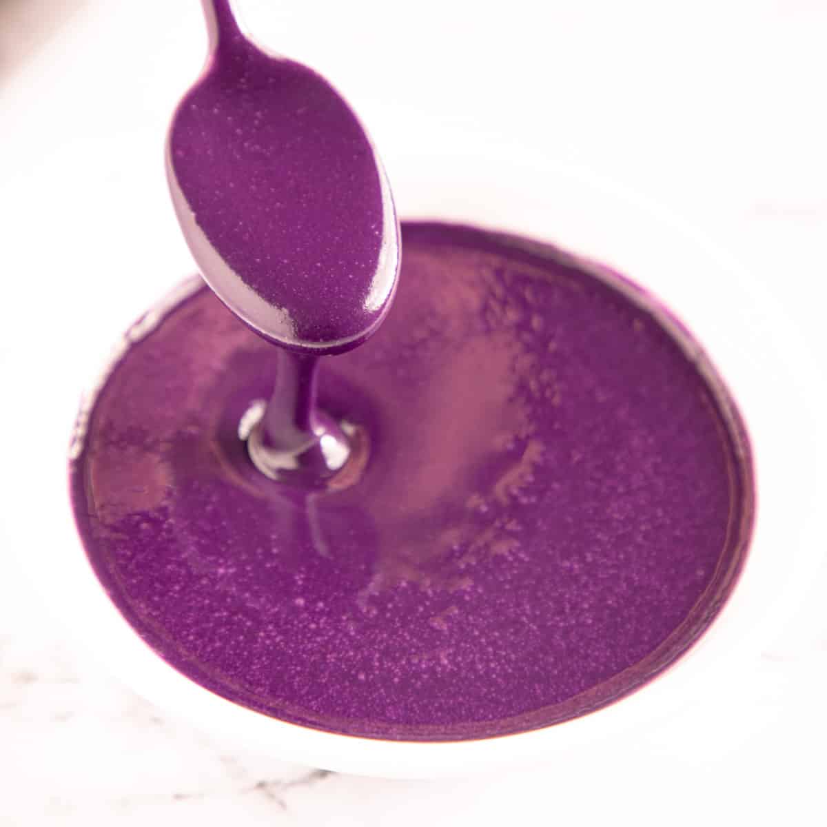 Easy Ube Glaze - Seaside Recipes
